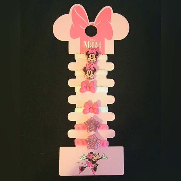 Disney | Accessories | Nwt Disney 6 Pack Minnie Mouse Ponytail Holders ...